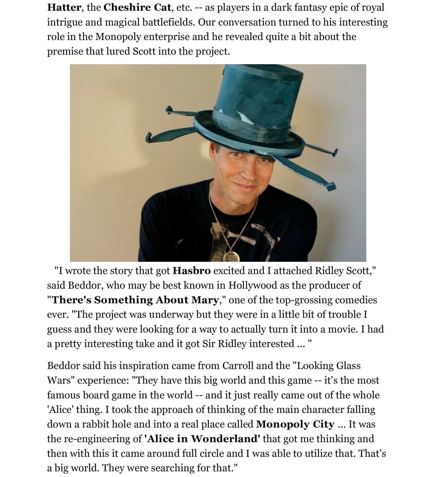 This Is No Game: Tim Story Should Look At Frank Beddor Monopoly Movie ...